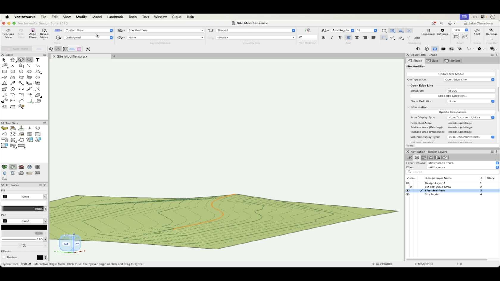 SITE MODIFIERS - OPEN EDGE LINE 2025 | Vectorworks University